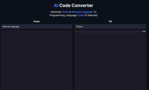 AI Code Converter – Yearex portal